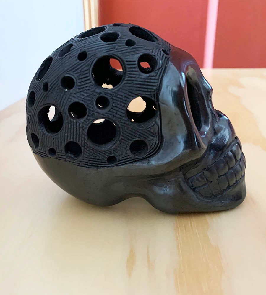 Black Clay Skull – Casona Shop